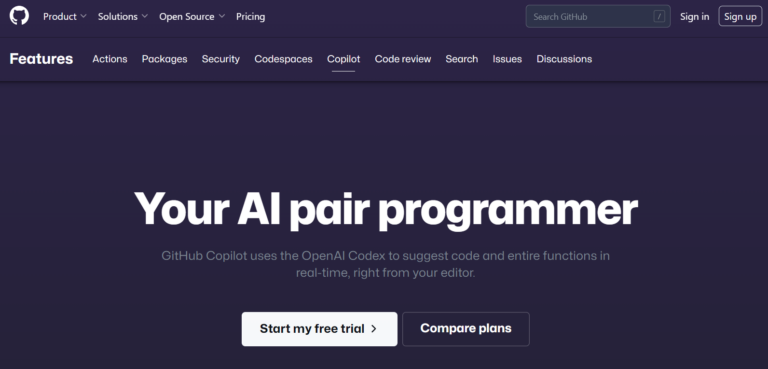 GitHub Copilot - Features, Pricing, Alternatives and Review GitHub Copilot - Features, Pricing, Alternatives and Review