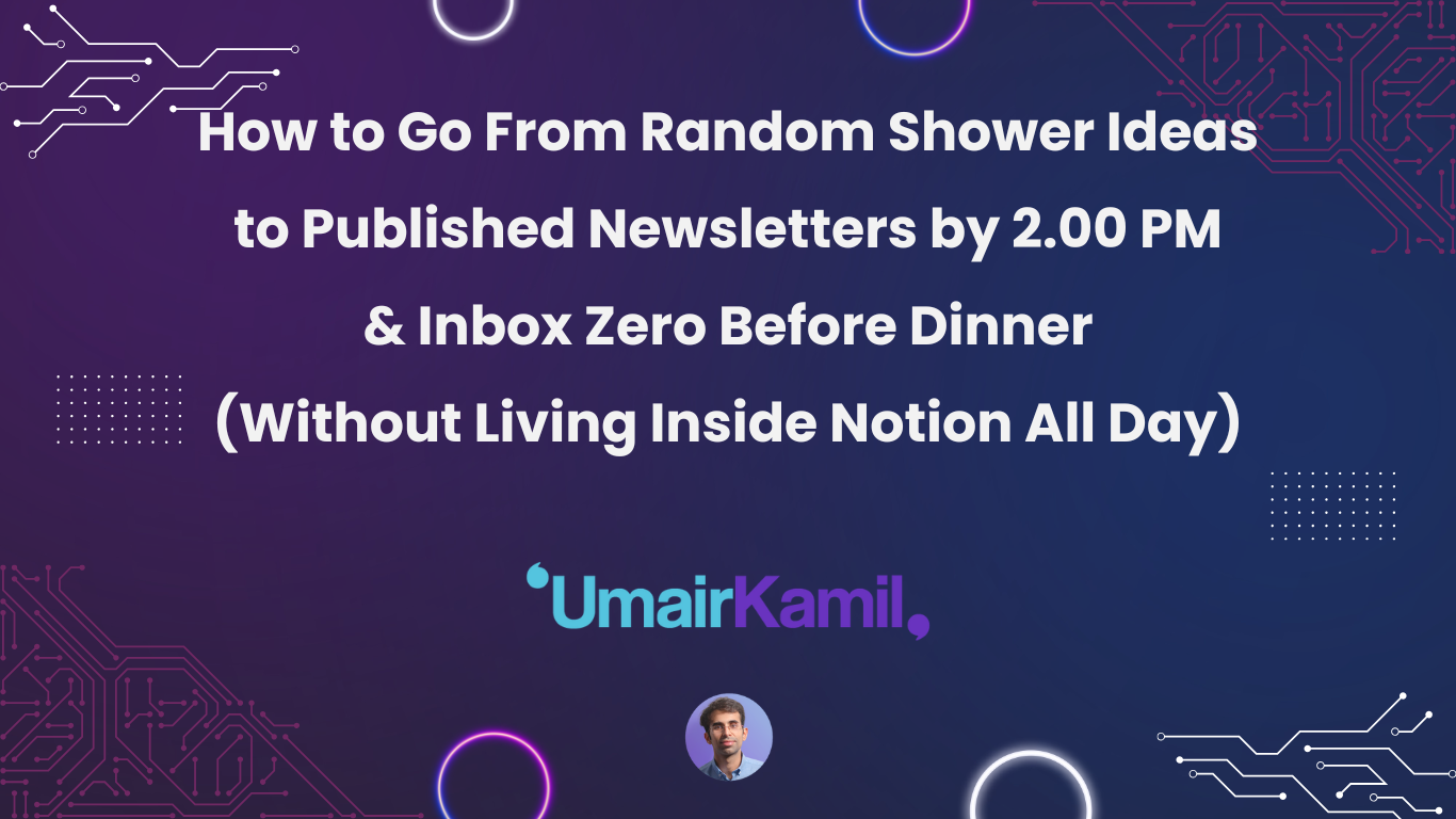 From 10 App Chaos to Clarity: Second Brain Operating System